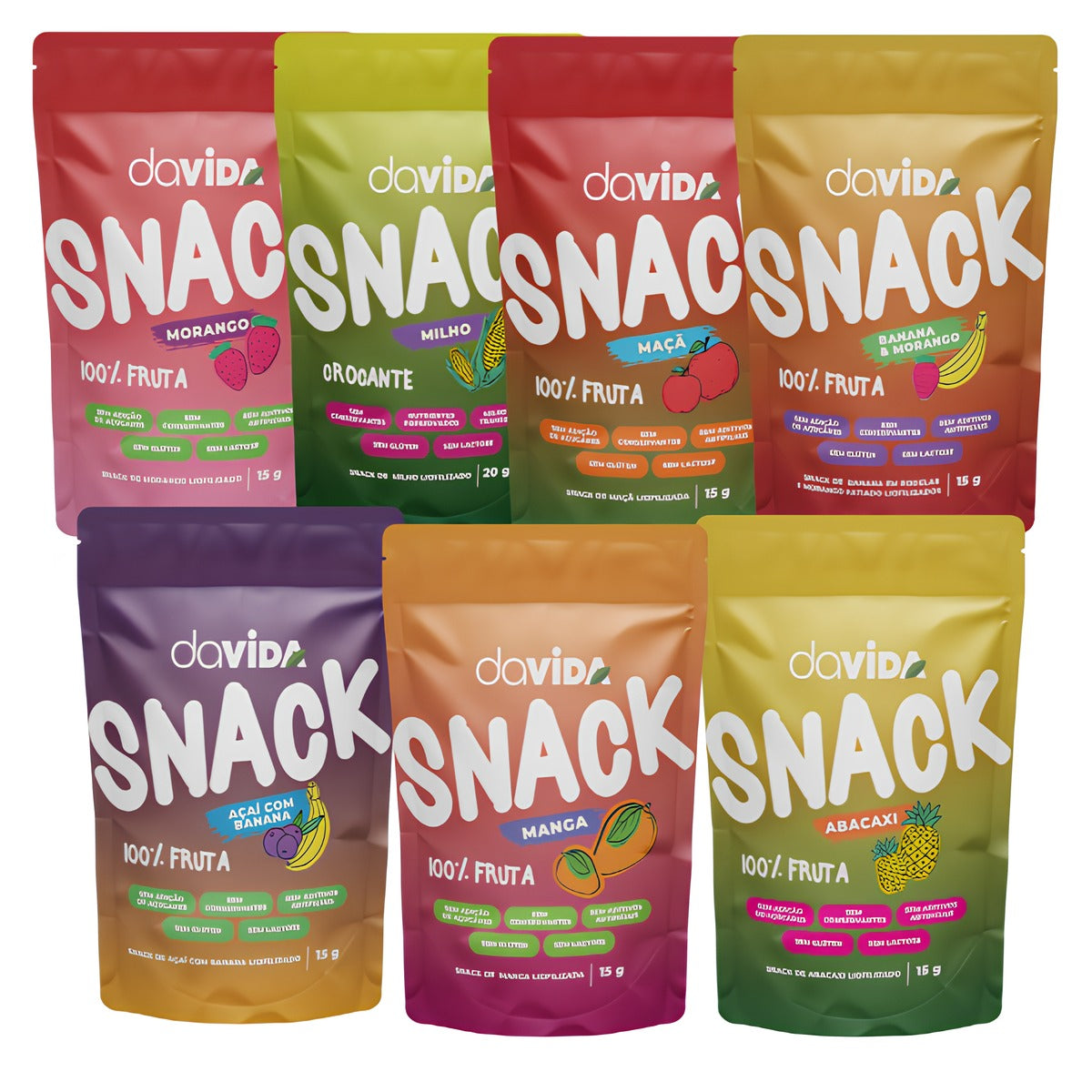 KIT DEGUSTACAO SNACK DAVIDA